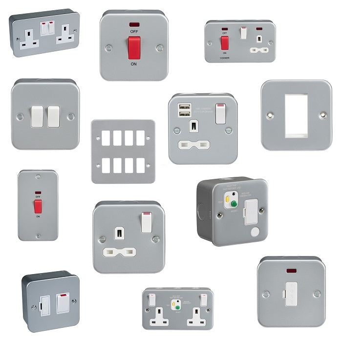 Metal Clad Sockets and Switches | APM Plumbing & Electrical, Acton