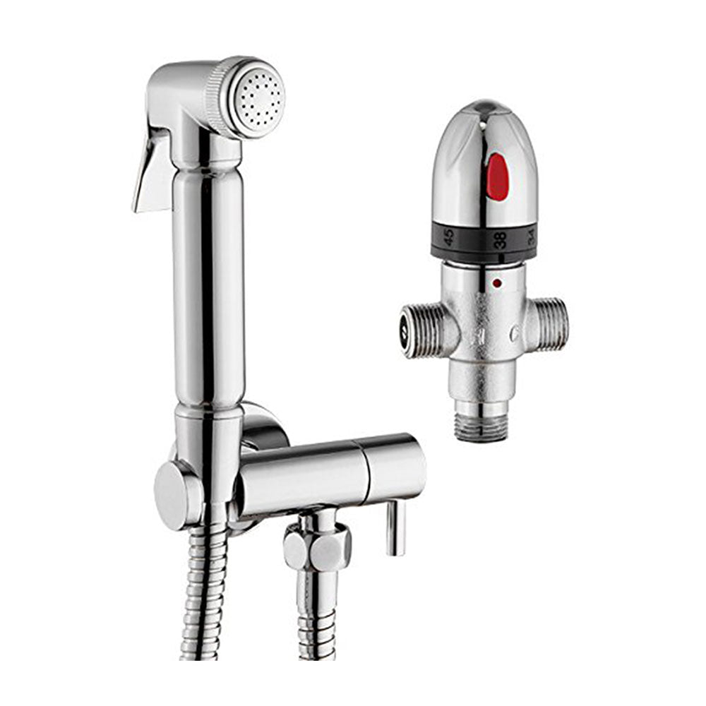 Envoy Round Thermostatic Valve With Shut-Off Douche Kit — APM Plumbing ...