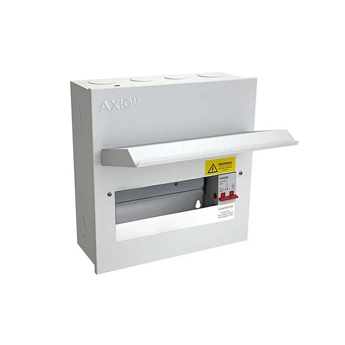 Axiom Metal Consumer Unit 8 way 100A Main Switch — APM Plumbing ...