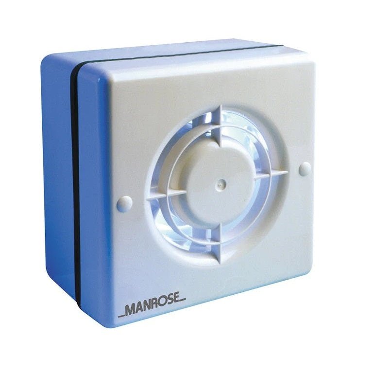 Manrose WF100P 4" 100mm Axial Extractor Window Fan Humidity — APM ...