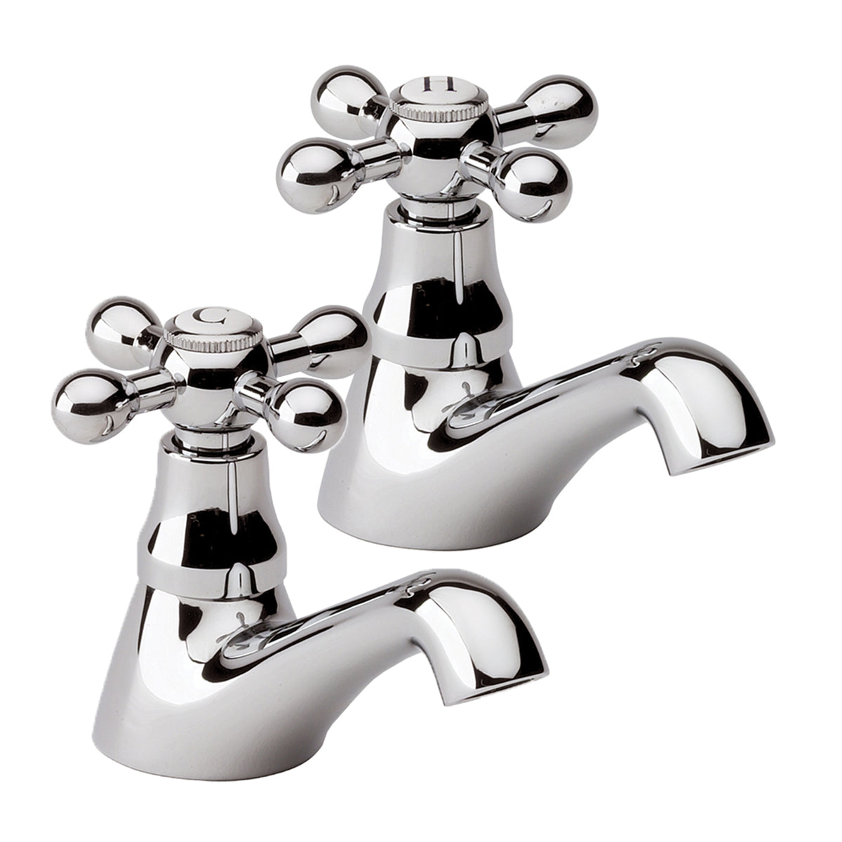 Taurus Victorian Chrome Basin Taps (Pair) UK | APM Electricals — APM ...