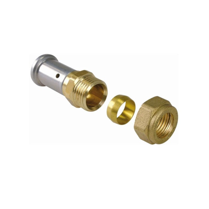 Henco 16mm X 15mm Press-Fit Adapter to Copper Compression — APM ...